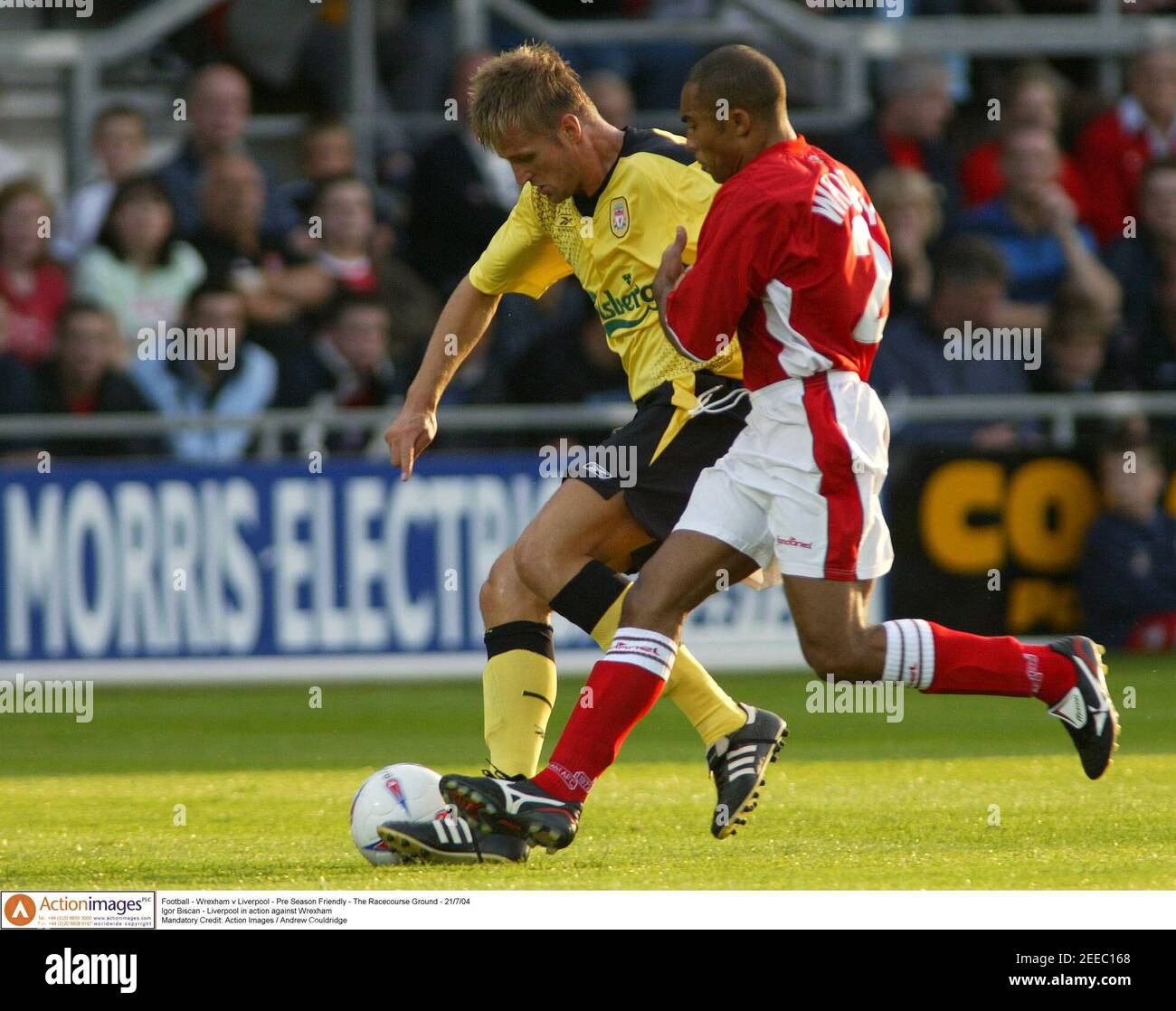 Football action igor biscan hi-res stock photography and images - Alamy