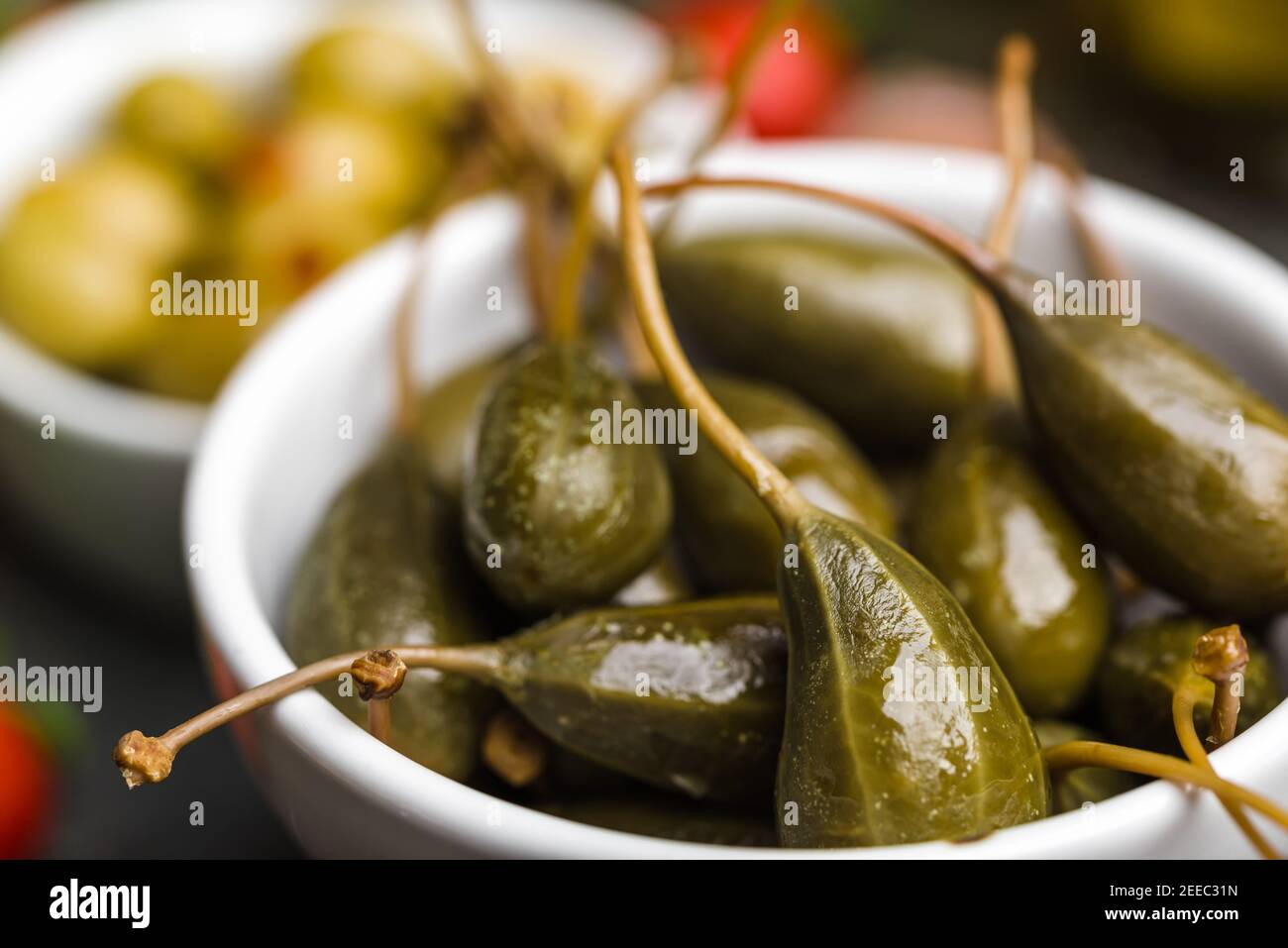 Pickled capers fresh hi-res stock photography and images - Alamy
