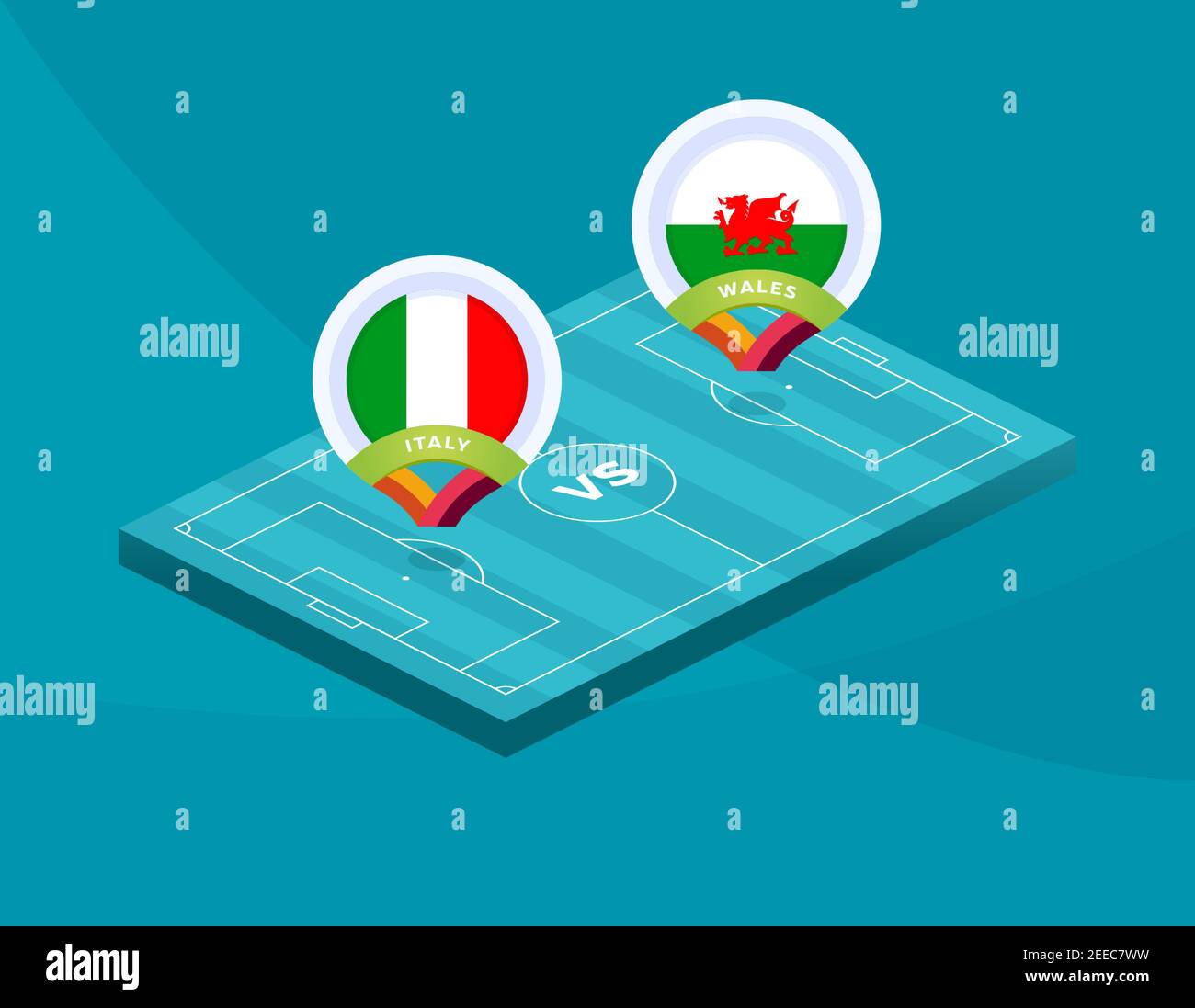 Italy Vs Wales Match Football 2020 Championship Match Versus Teams