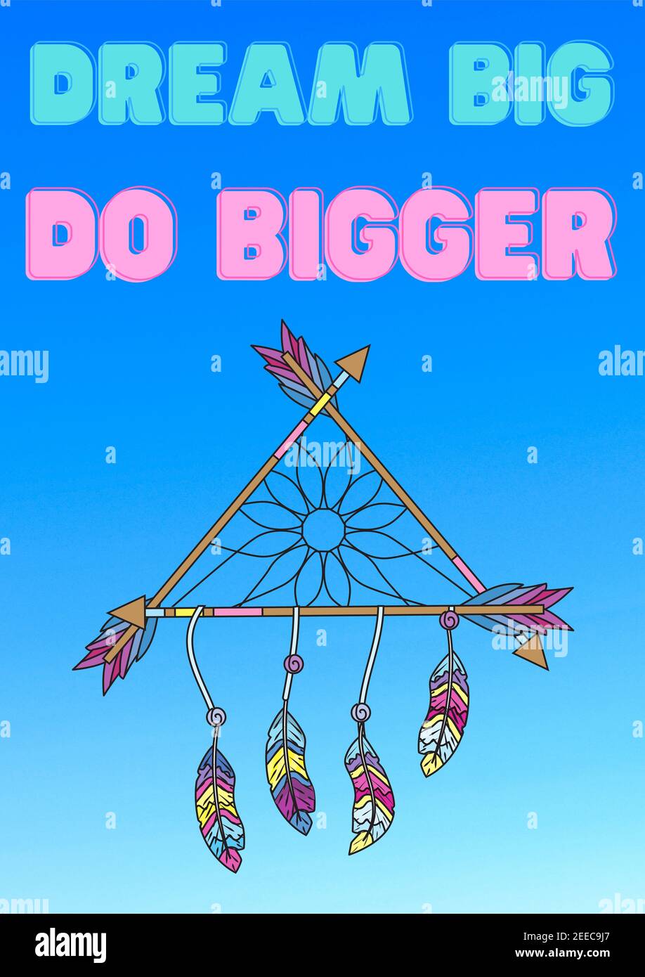 Inspirational Quotes Wallpaper or Poster Stock Photo - Alamy