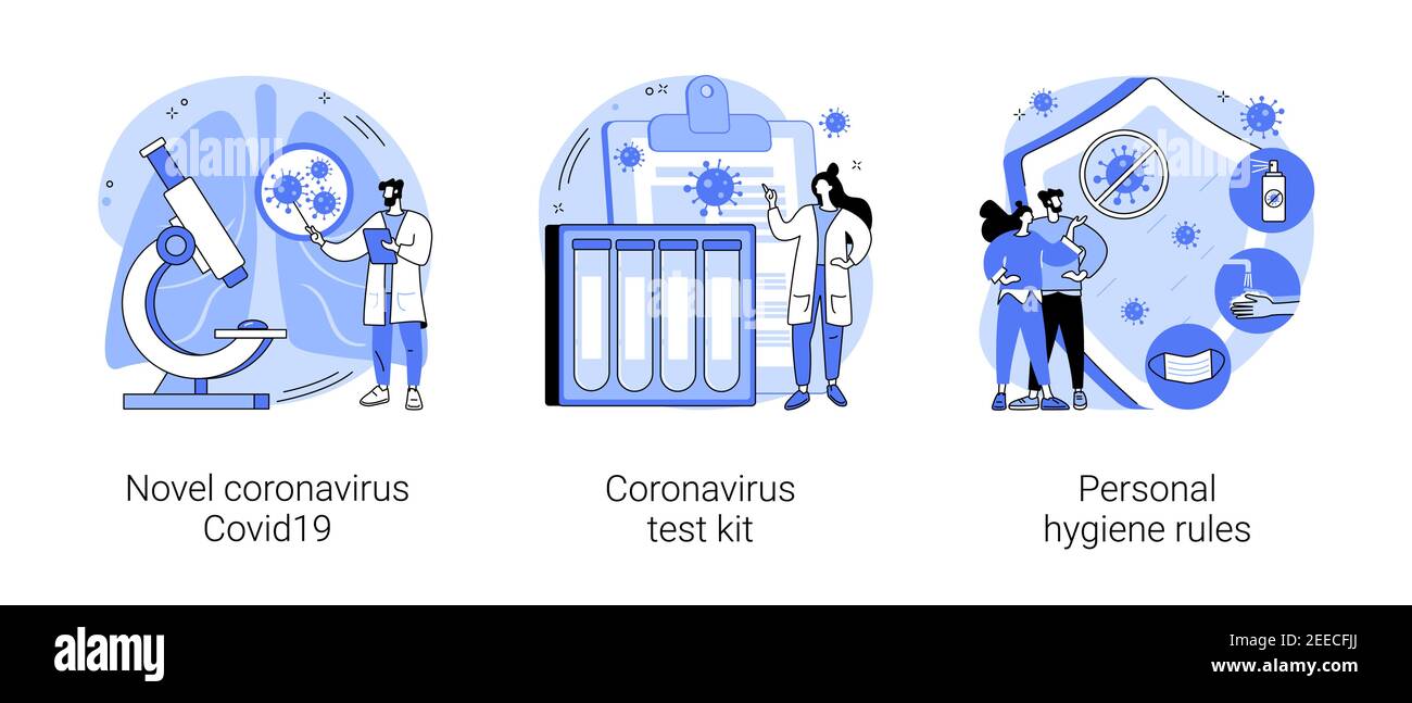 Coronavirus disease outbreak abstract concept vector illustrations ...