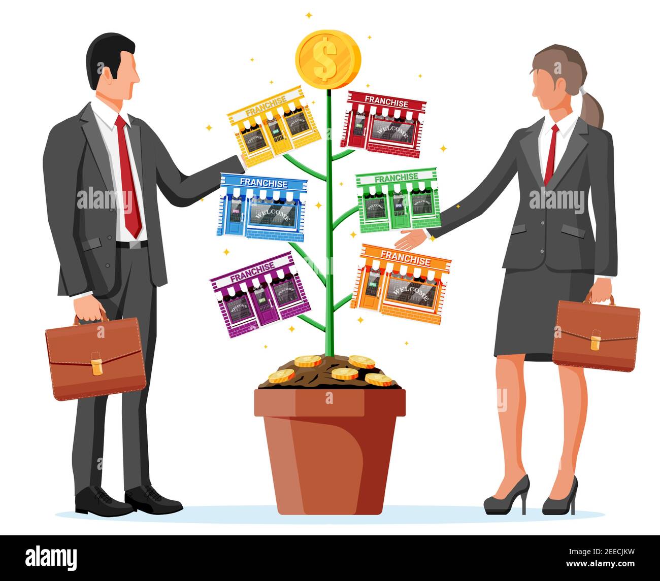 Dollar tree retail store Stock Vector Images - Alamy