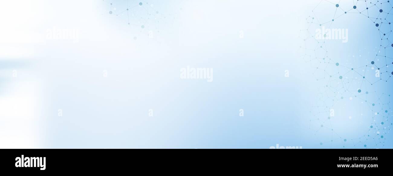 White and light blue medical abstract gradient background with ...