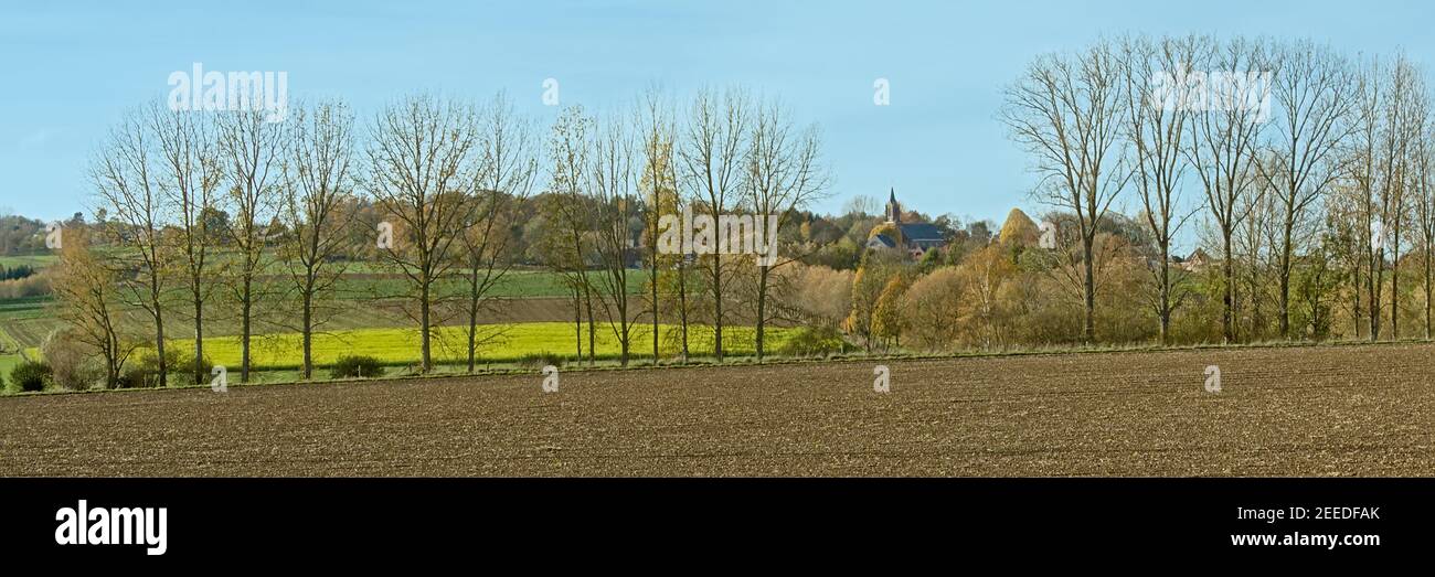 Belgium walking country field hi-res stock photography and images - Alamy