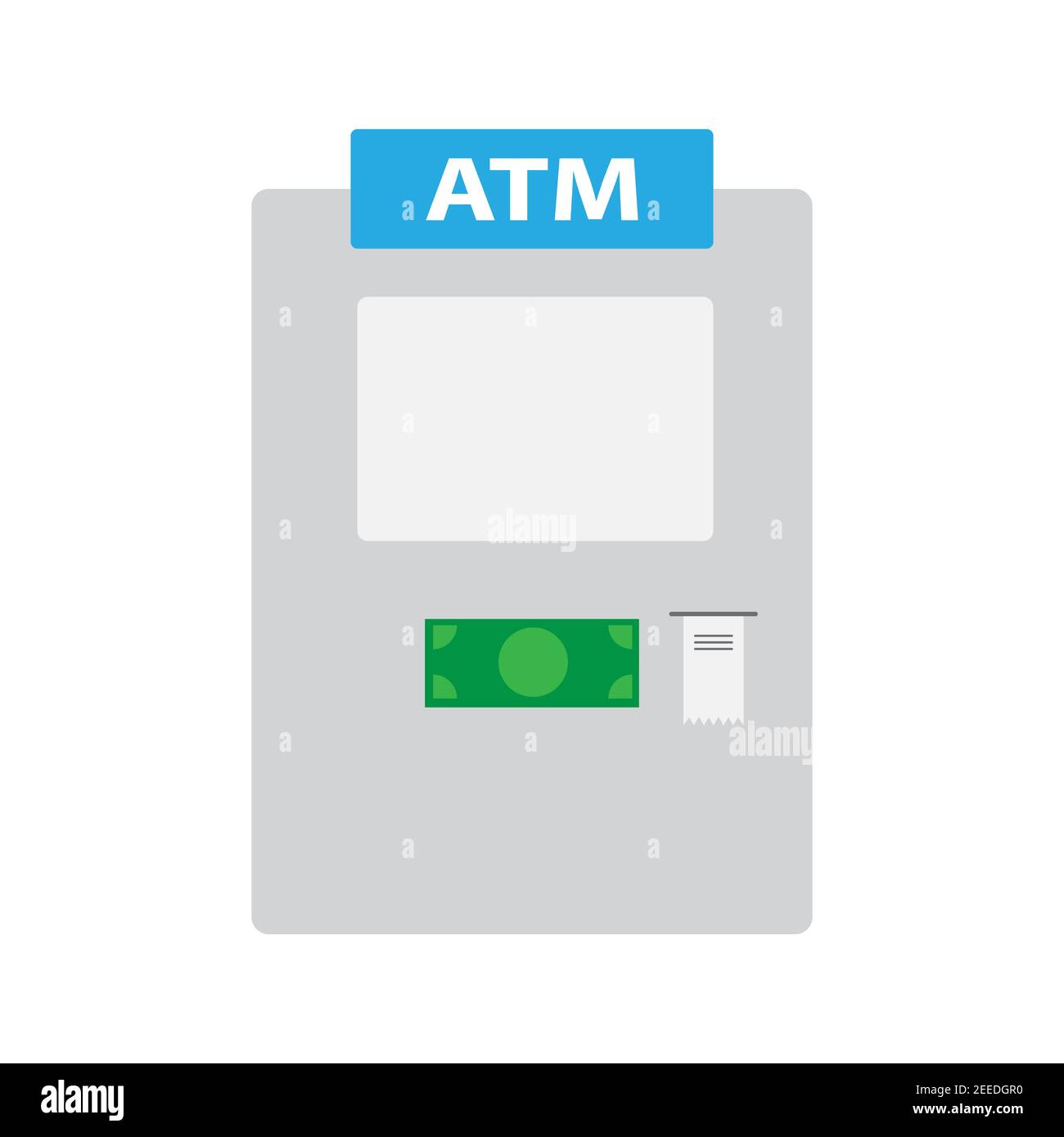 atm, teller machine ilustration design. atm, teller machine icon. ready ...