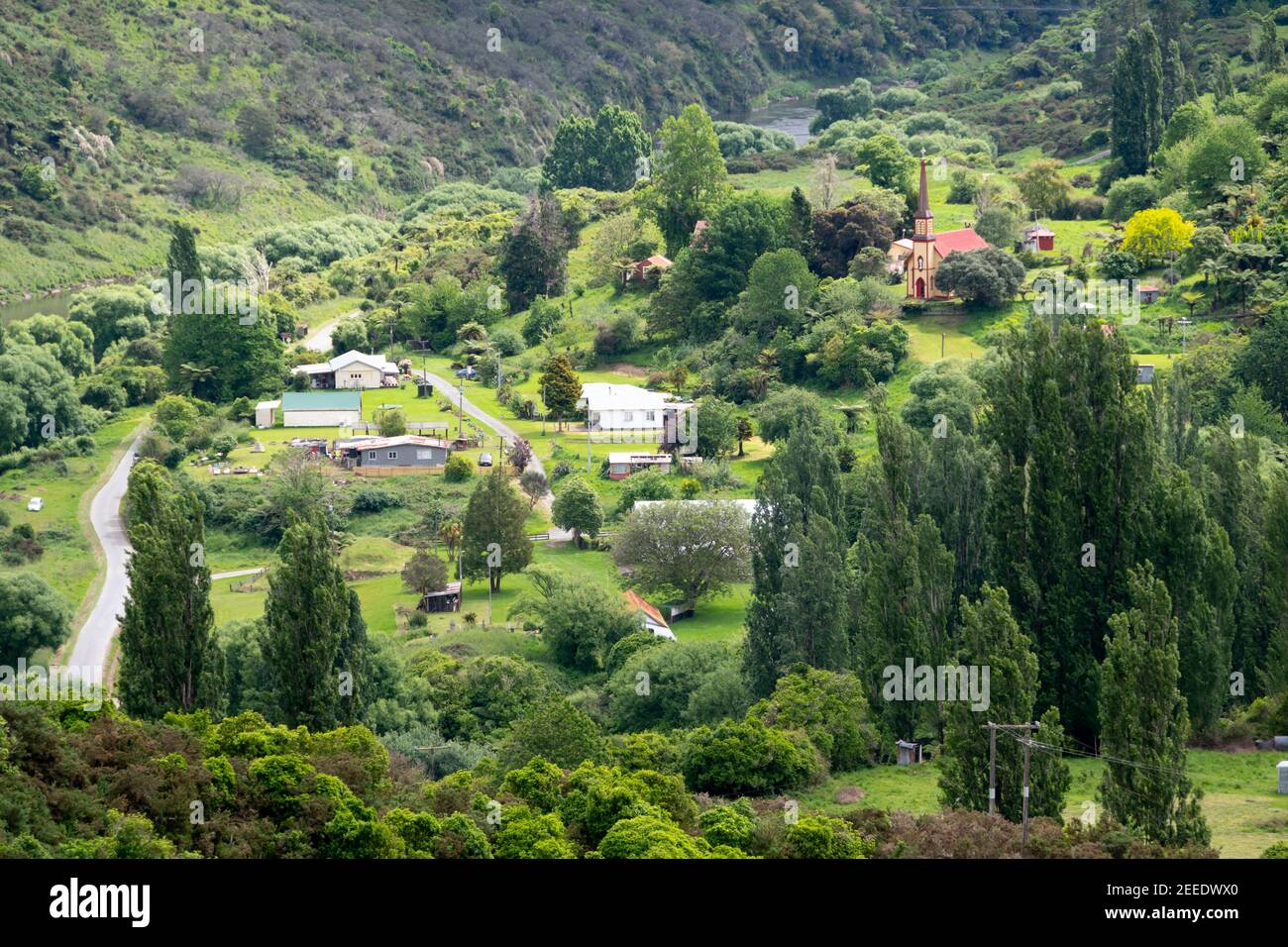 Jerusalem, Wanganui River, North Island, New Zealand Stock Photo - Alamy
