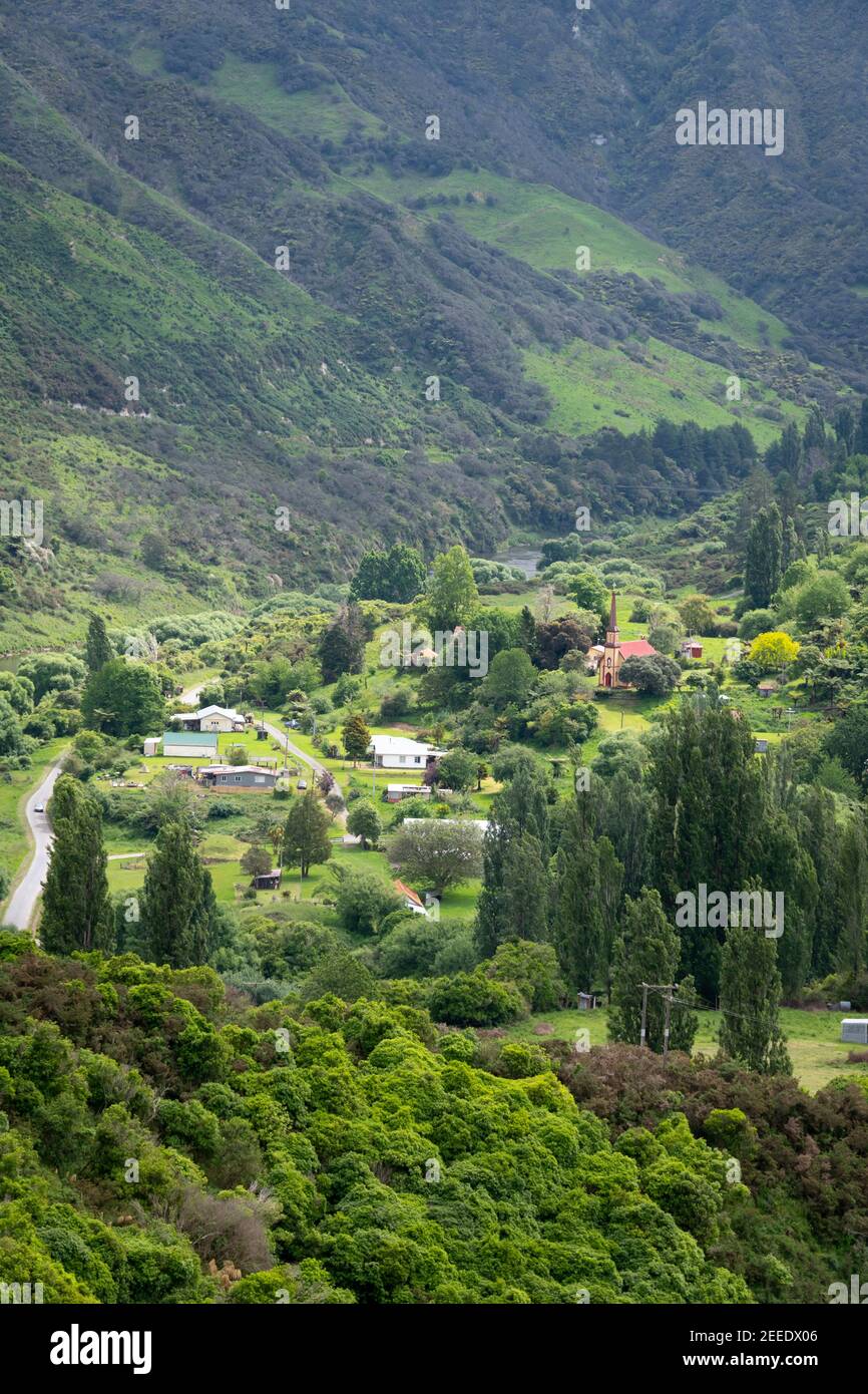Jerusalem, Wanganui River, North Island, New Zealand Stock Photo - Alamy