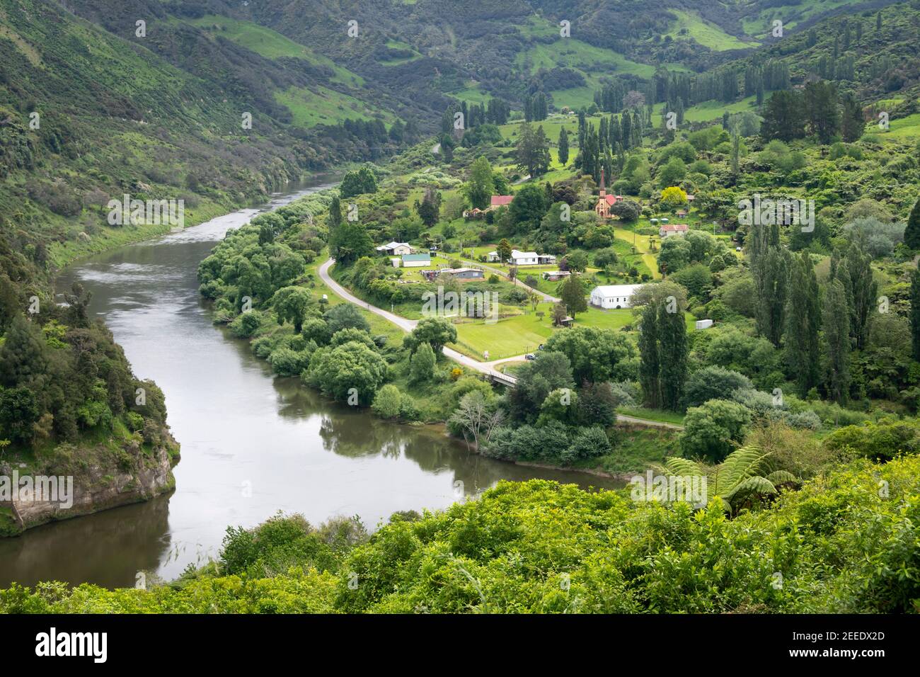Jerusalem, Wanganui River, North Island, New Zealand Stock Photo - Alamy