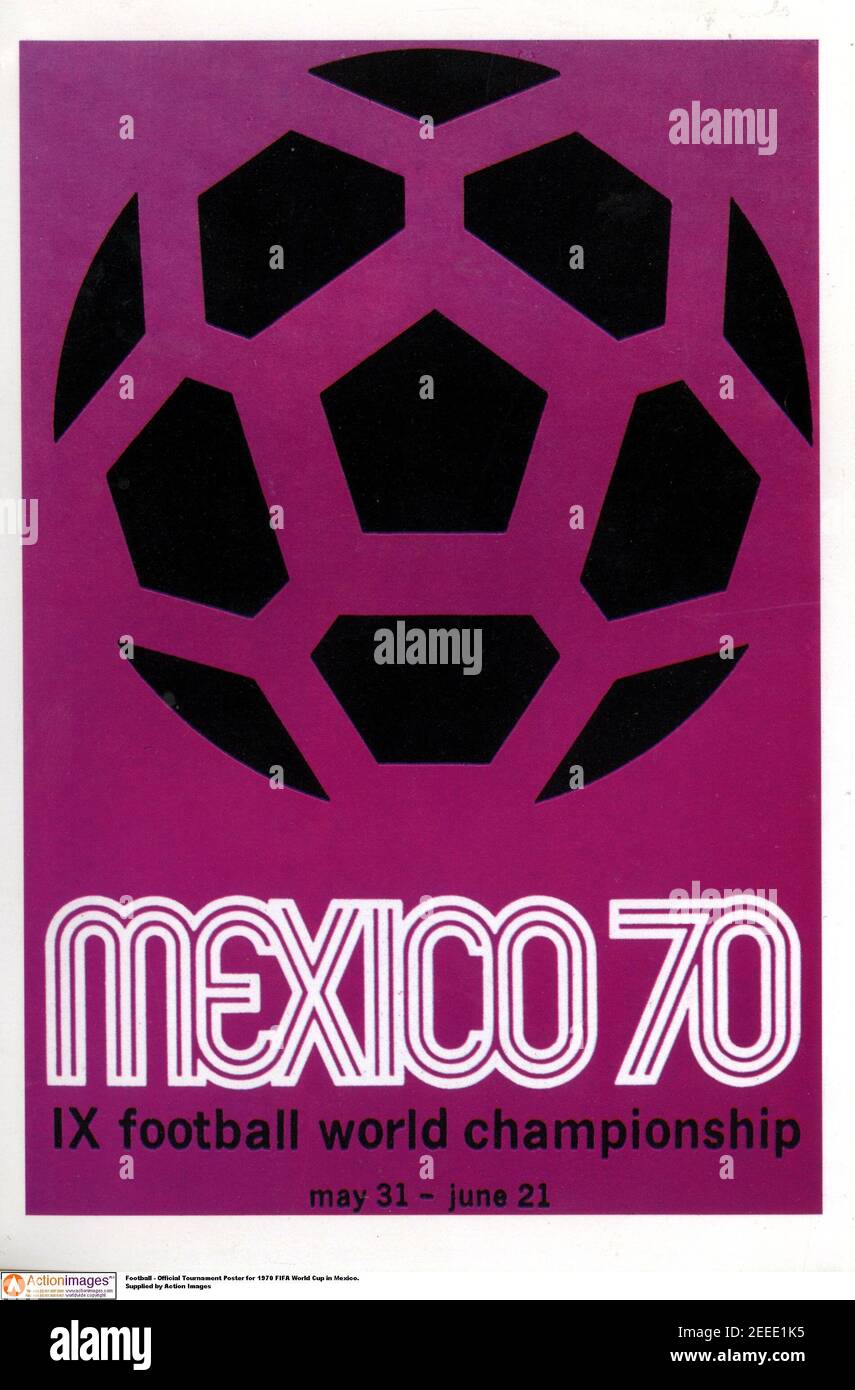Mexico 1970 poster hi-res stock photography and images - Alamy