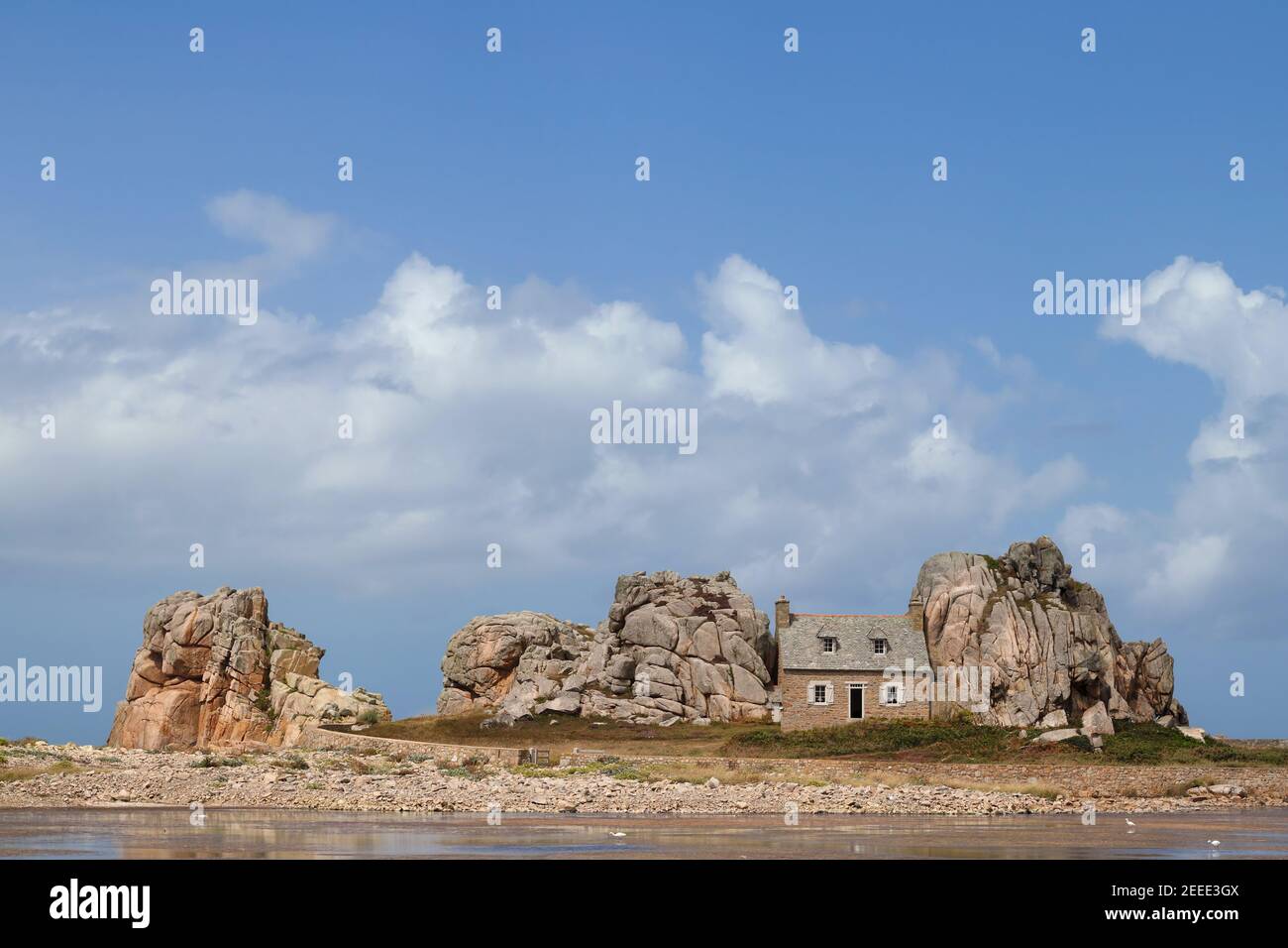 House between the rocks - Le Gouffre, Plougrescant, Brittany, France ...