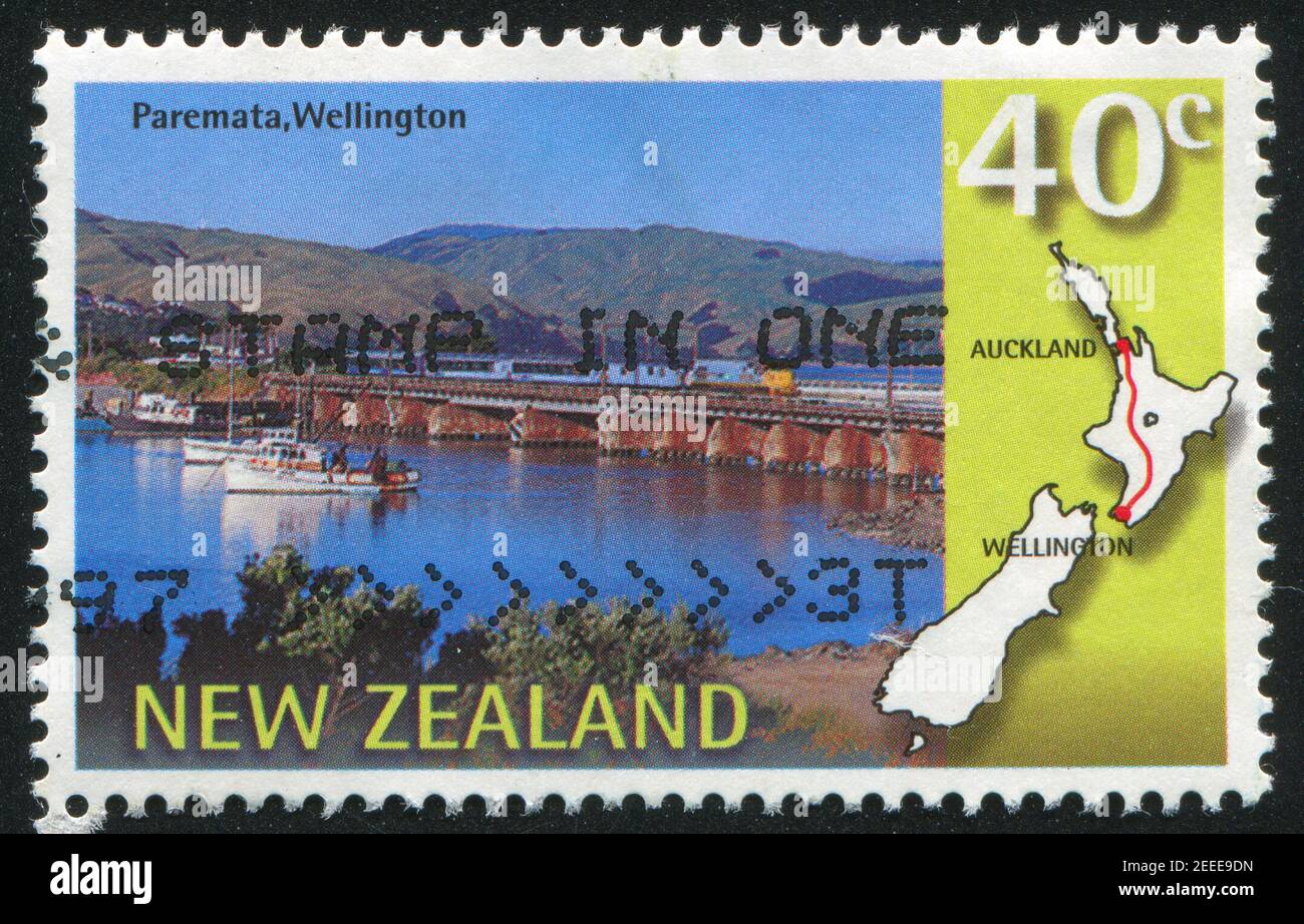NEW ZEALAND - CIRCA 1997: stamp printed by New Zealand, shows ...