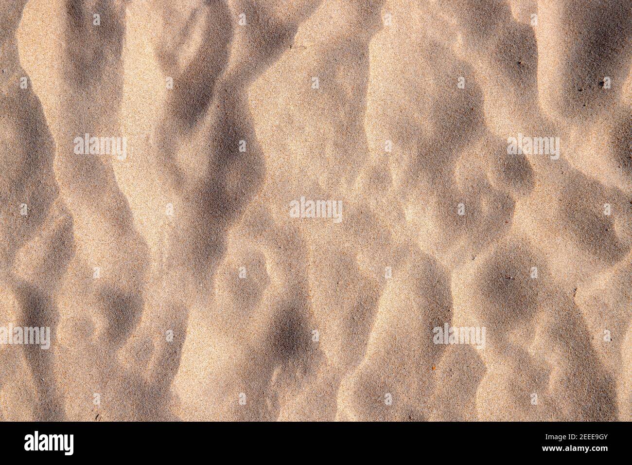 Beach sand texture with step marks. Sandy seashore top view photo ...