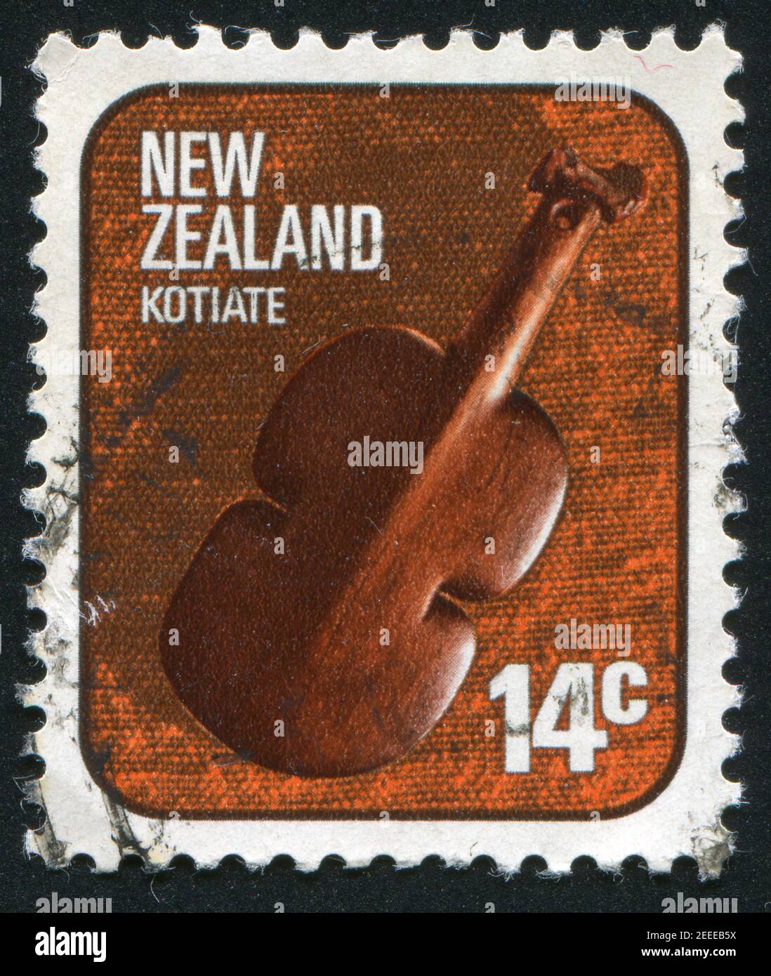NEW ZEALAND - CIRCA 1976: stamp printed by New Zealand, shows Kotiate ...