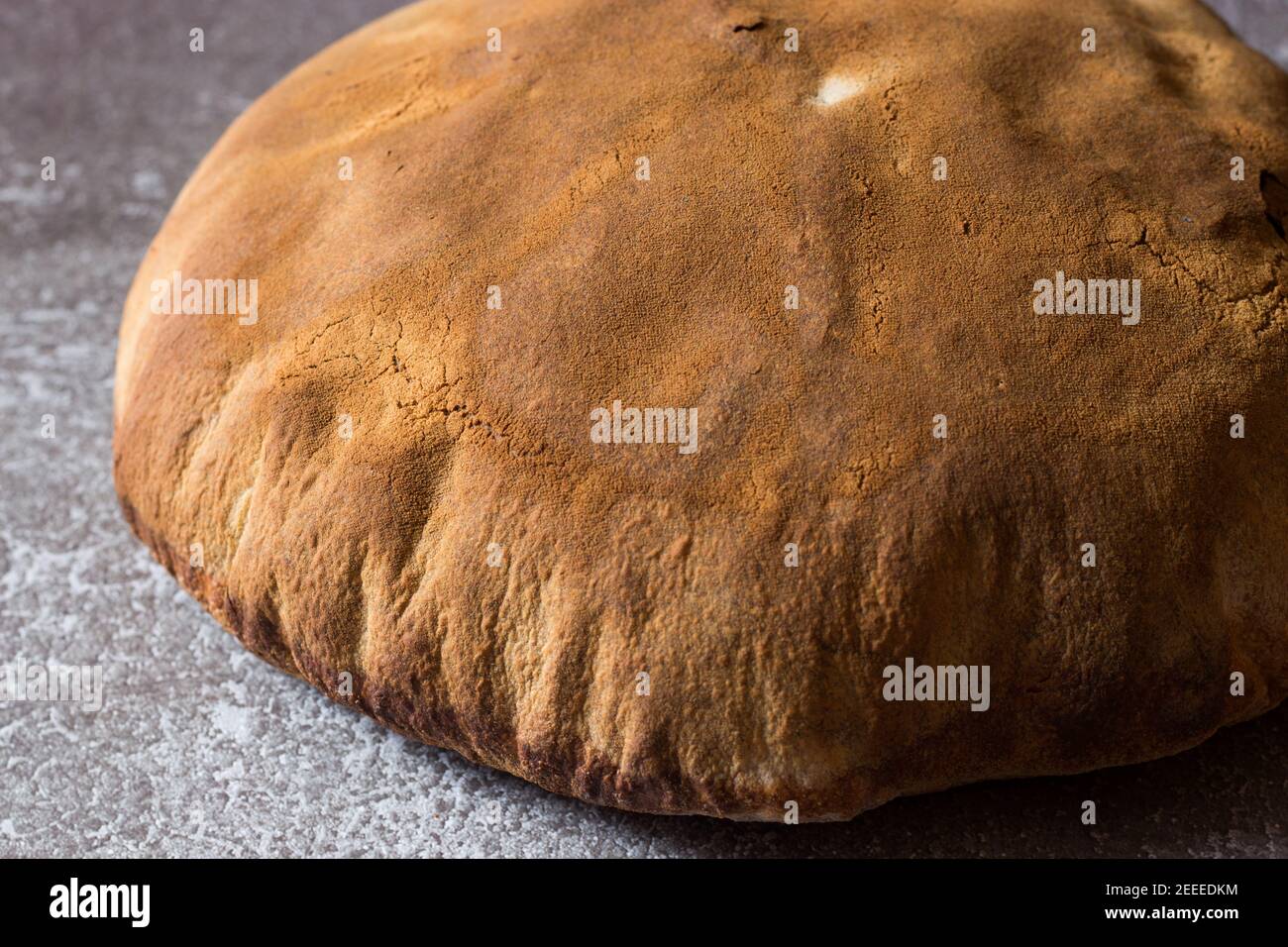 Homemade bread with the ancient method Stock Photo - Alamy