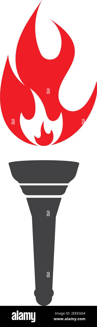 Olympic relay torch Stock Vector Images - Alamy