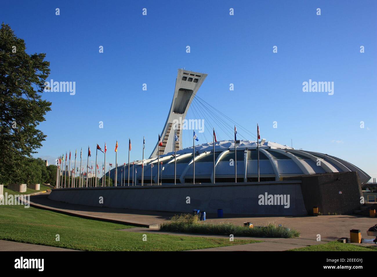 Montreal Olympic Stadium, Canada Stock Photo - Alamy