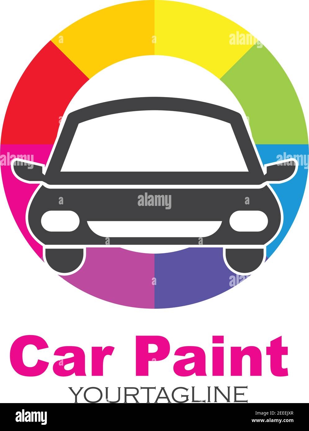 Car body painter Stock Vector Images - Alamy