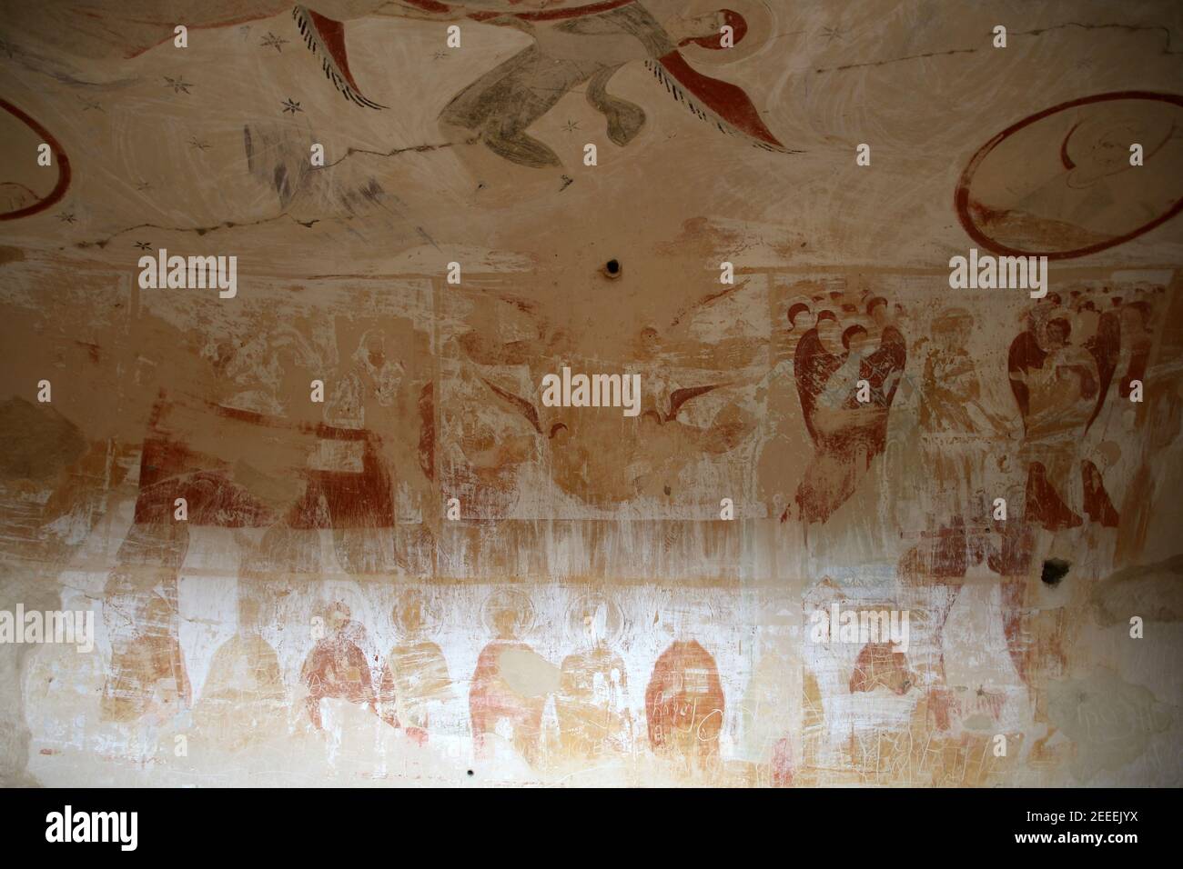 Caves in the Udabno Monastery, Georgia Stock Photo - Alamy
