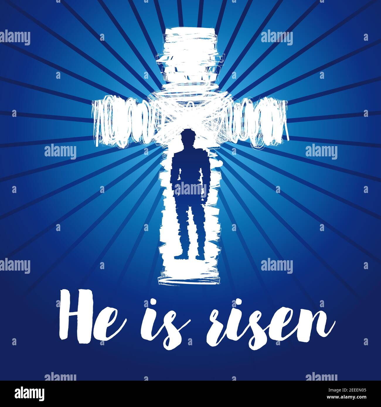 Jesus resurrection illustration hi-res stock photography and images - Alamy