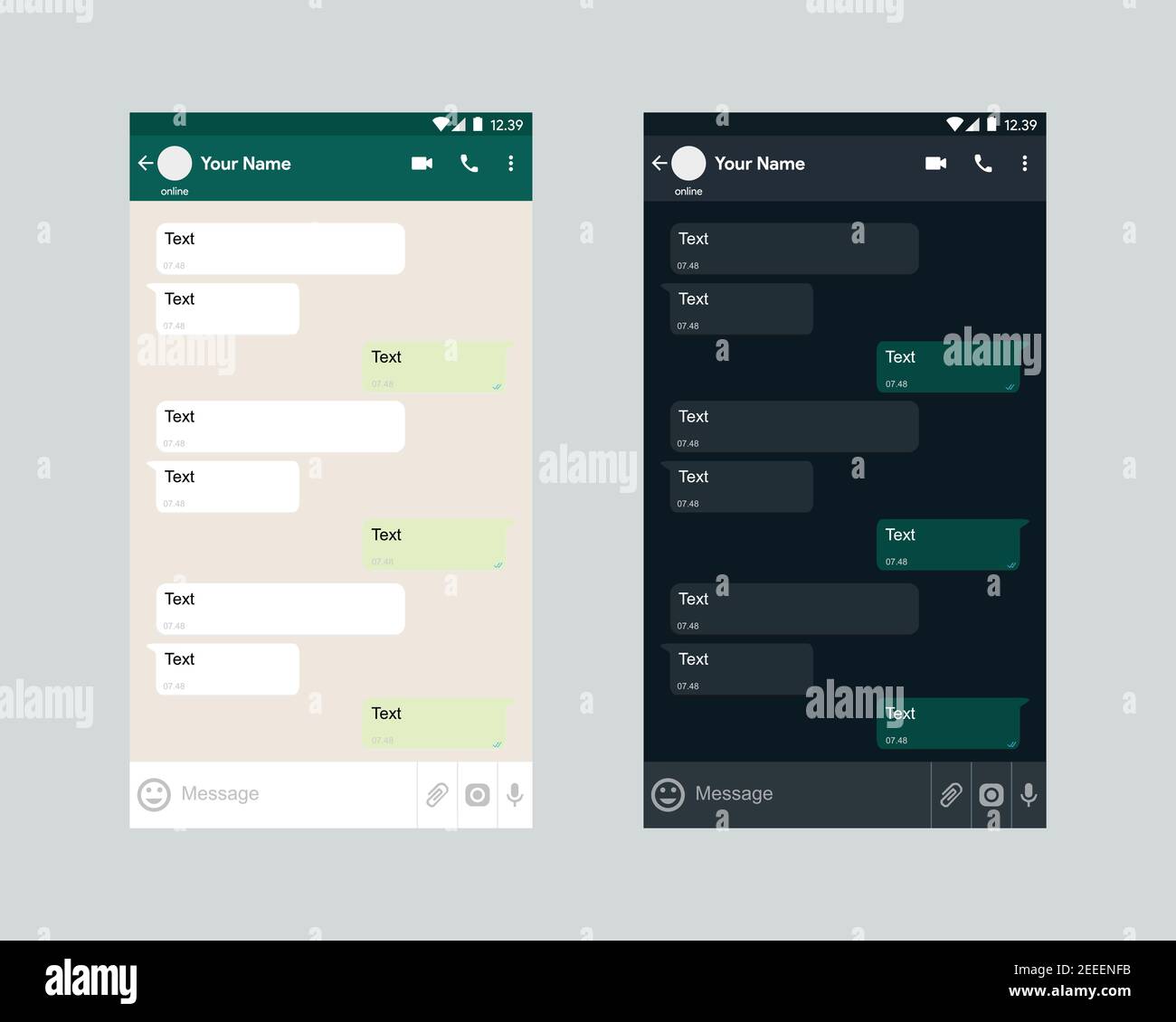 Ui vector vectors hi-res stock photography and images - Alamy