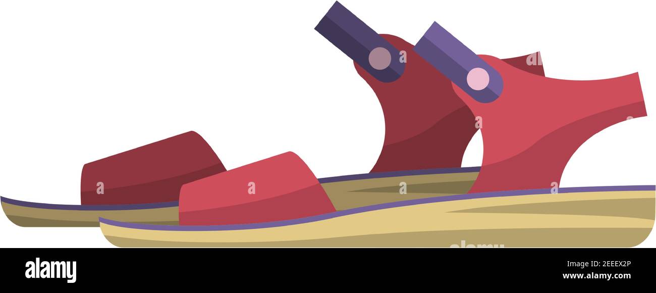 Baby sandals vector isolated on white background Stock Vector Image ...