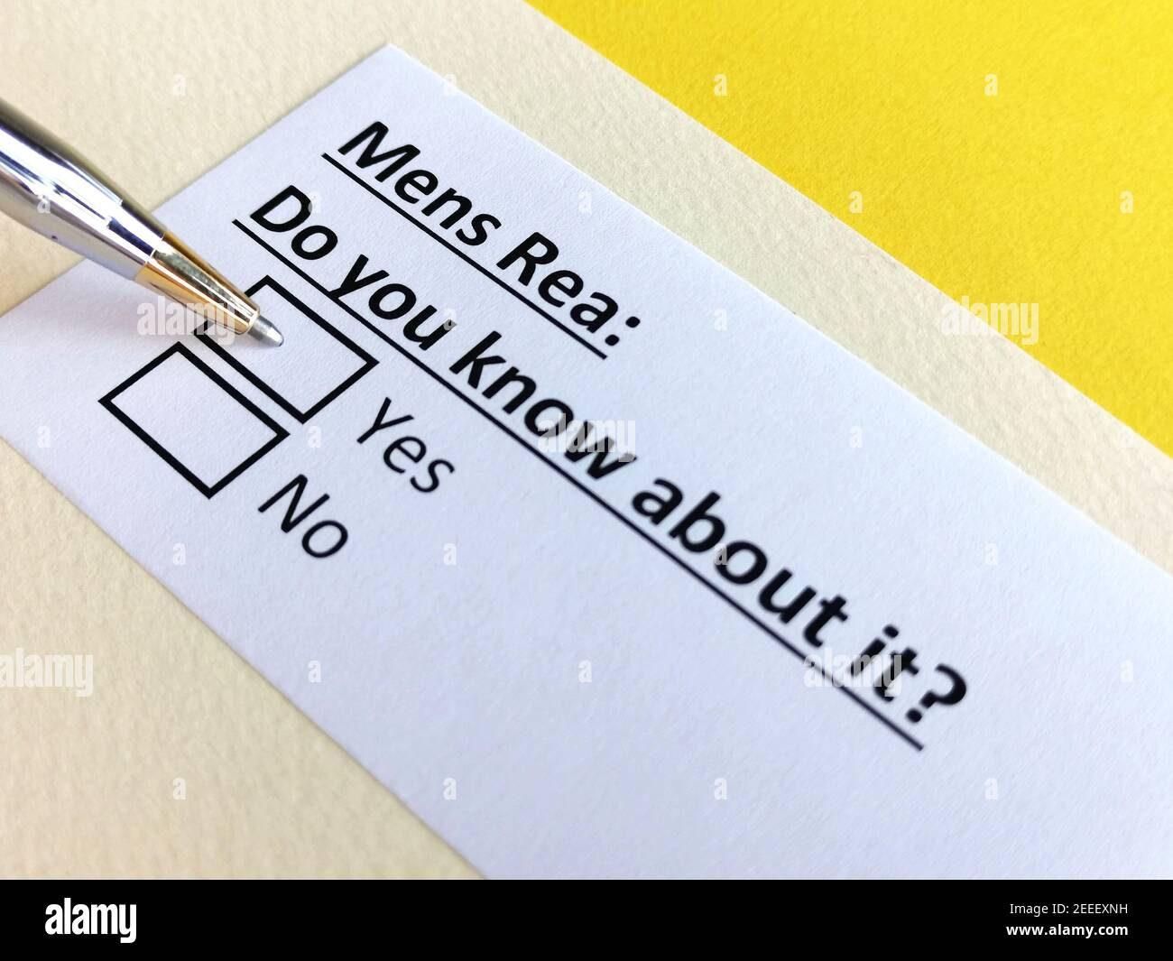 Mens rea hi-res stock photography and images - Alamy