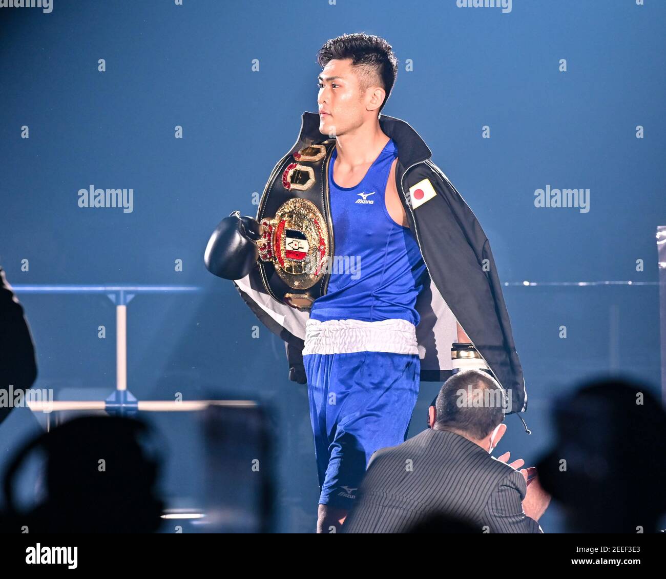 Yuito Moriwaki LEGEND charity boxing match at Yoyogi National Stadium ...
