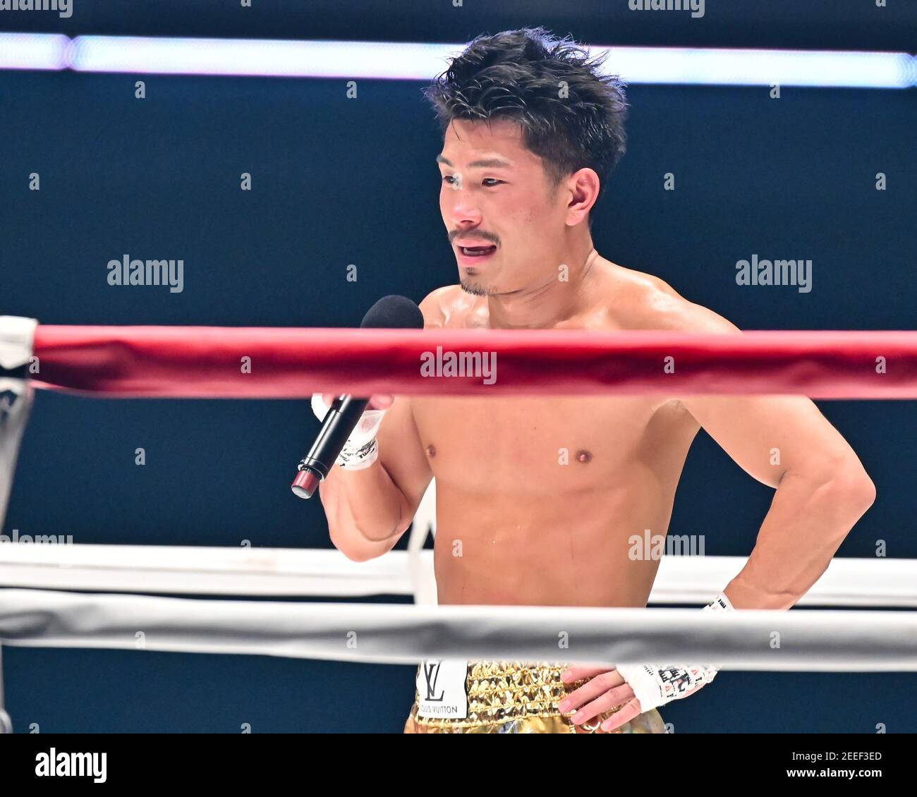 Sho Kimura LEGEND charity boxing match at Yoyogi National Stadium on February 11, 2021 in Tokyo ...