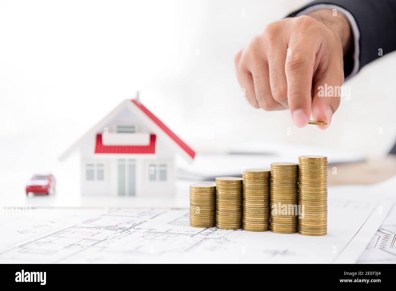 Money stacks hi-res stock photography and images - Alamy