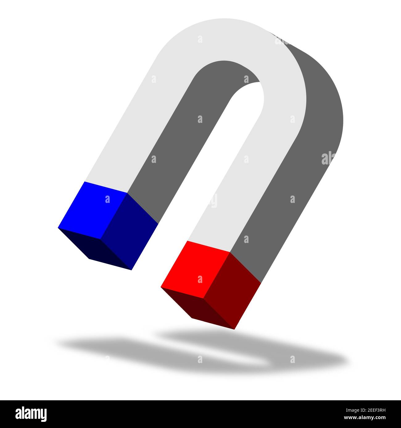 Magnet vector 3d style with isolated white background Stock Vector ...