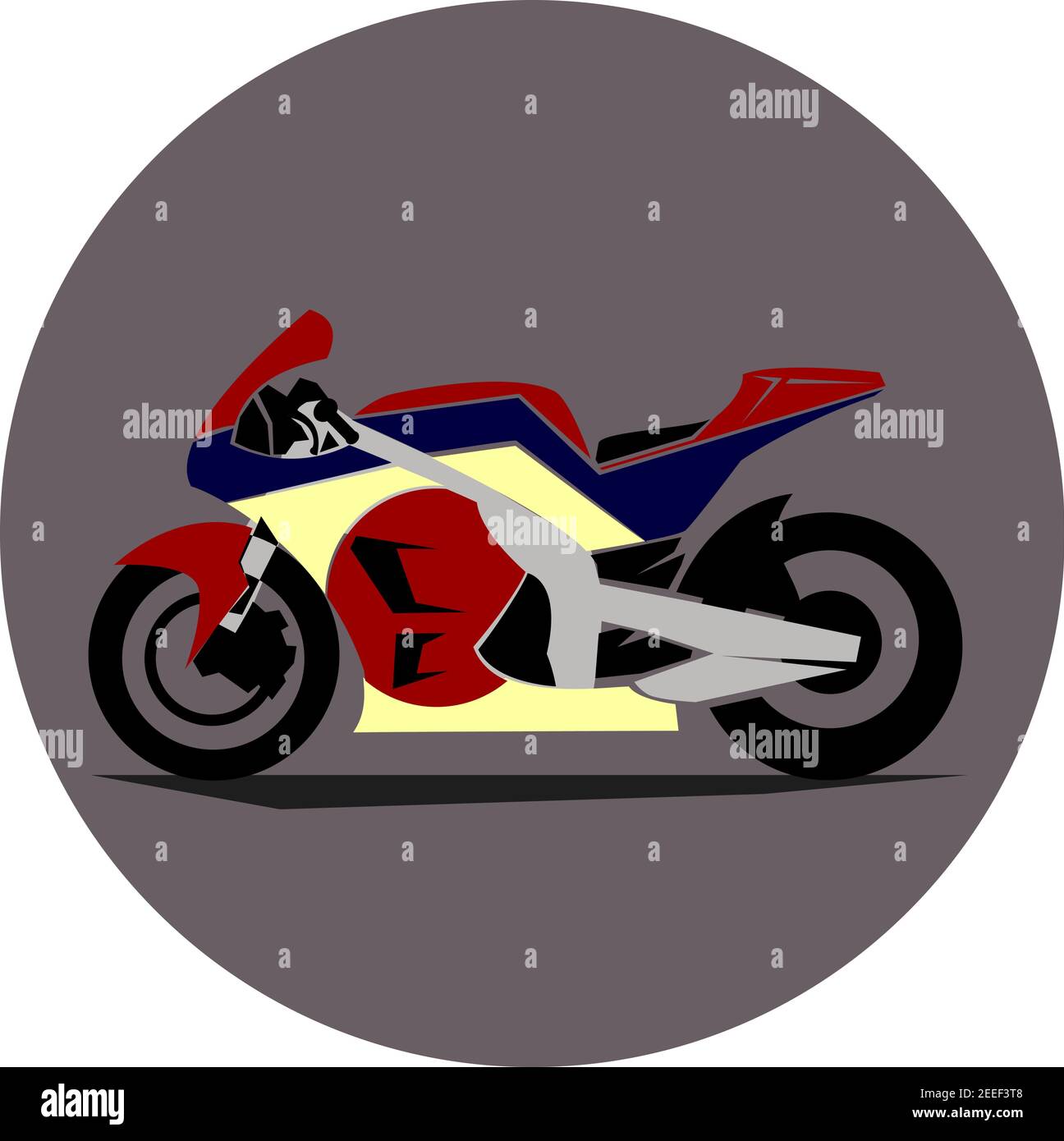 fast extreme sport bike vector eps10 illustration icon Stock Vector ...