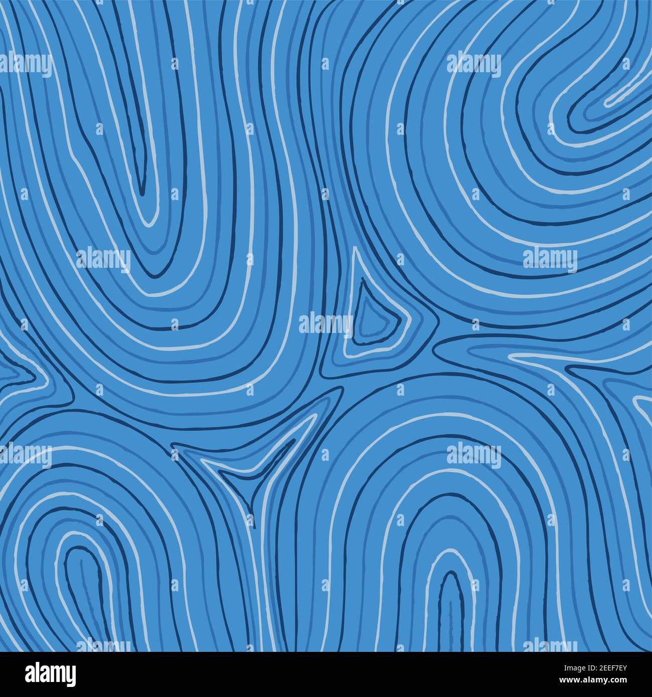 Australian Waterhole Landscape Aboriginal Art Background in vector ...