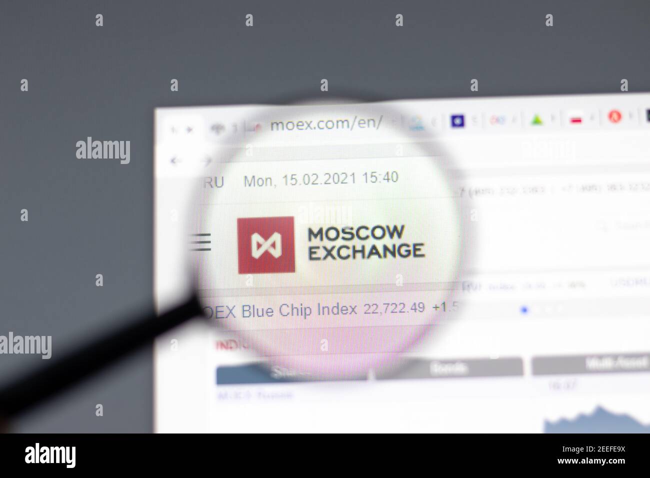 Moscow exchange moex hi-res stock photography and images - Alamy