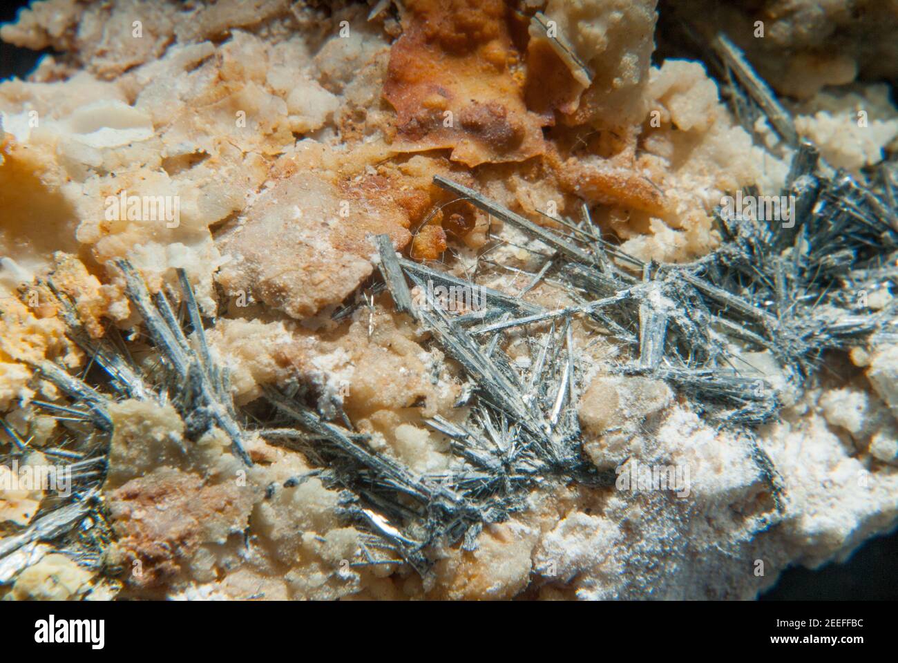 Stibnite mineral crystal sample hi-res stock photography and images - Alamy