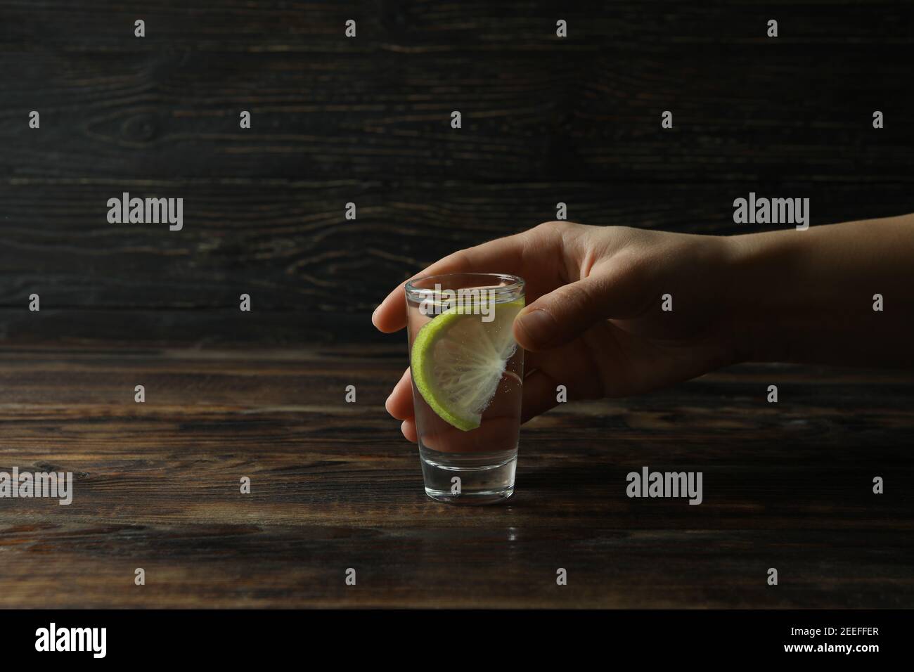 Vodka and lime drink snow hi-res stock photography and images - Alamy