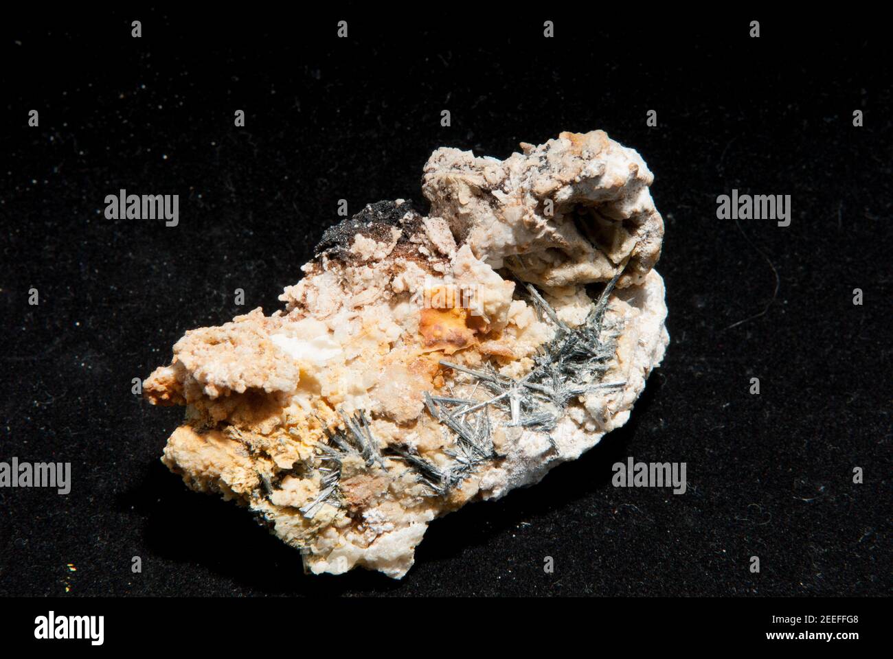 Stibnite mineral crystal sample hi-res stock photography and images - Alamy