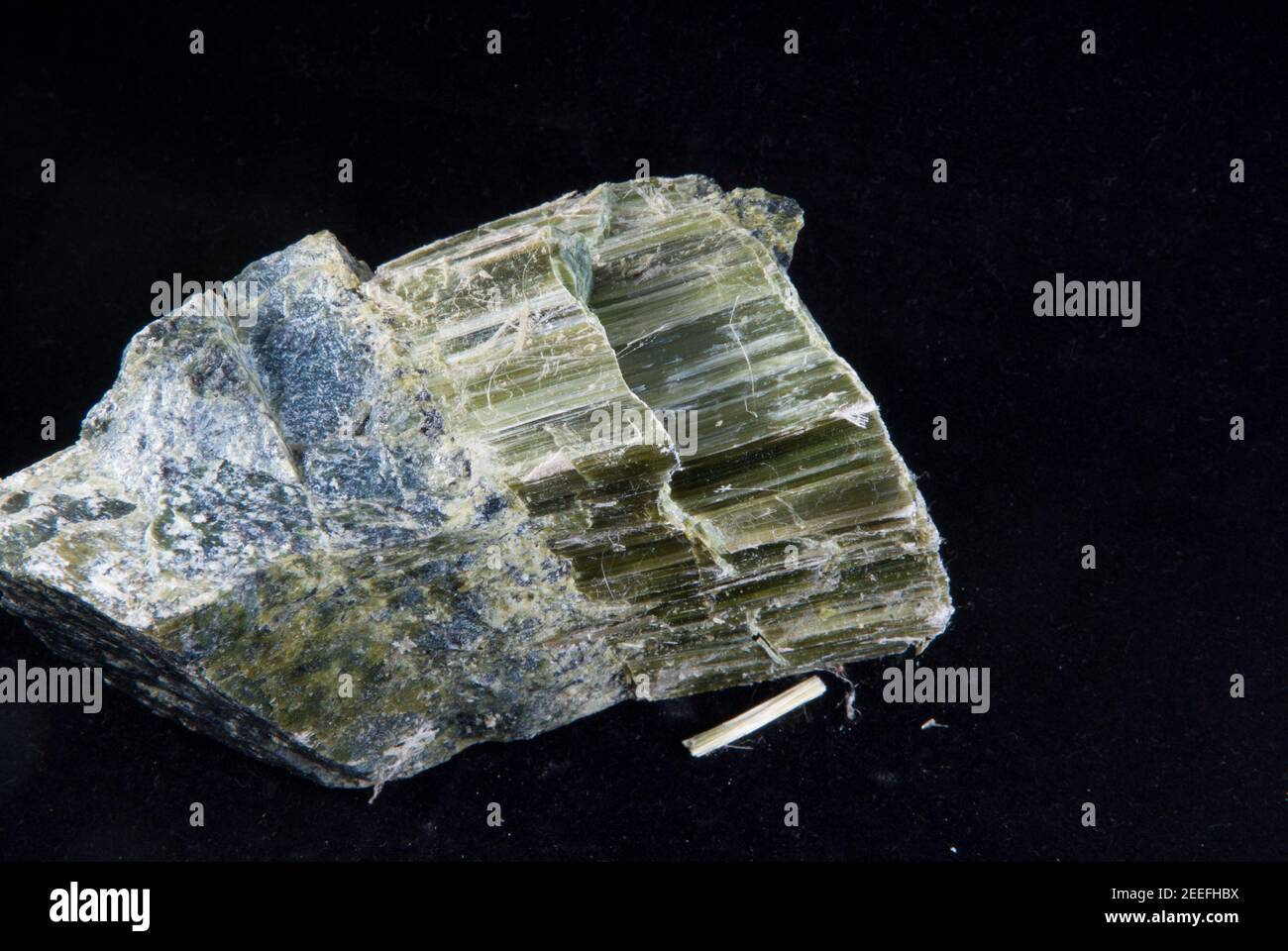 asbestos fibers mineral sample Stock Photo - Alamy
