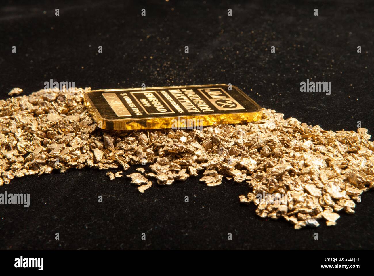 gold in coins, nuggets and ingots Stock Photo - Alamy