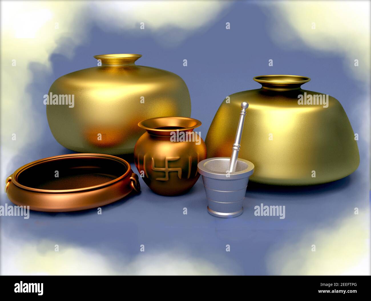 Brass utensils hi-res stock photography and images - Alamy