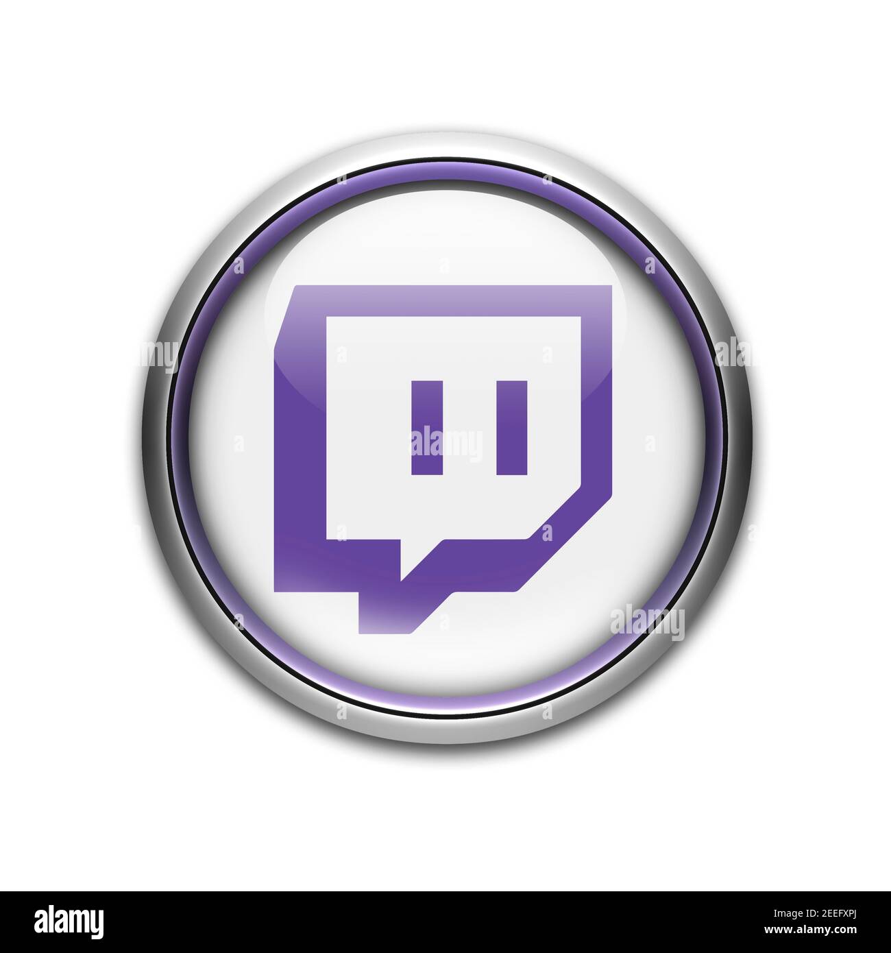 Twitch logo hi-res stock photography and images - Alamy