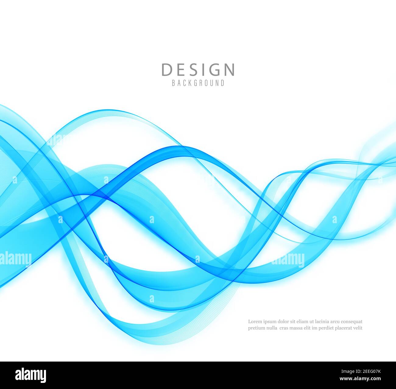 Abstract vector background wave Blue flow wave Stock Vector Image & Art ...