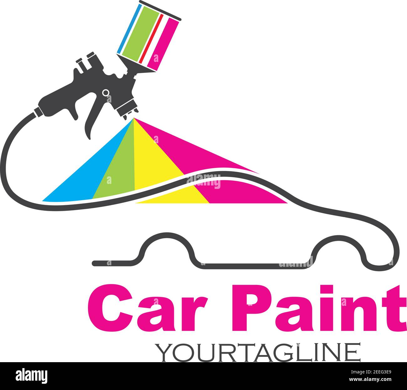 Rainbow gun Stock Vector Images - Alamy