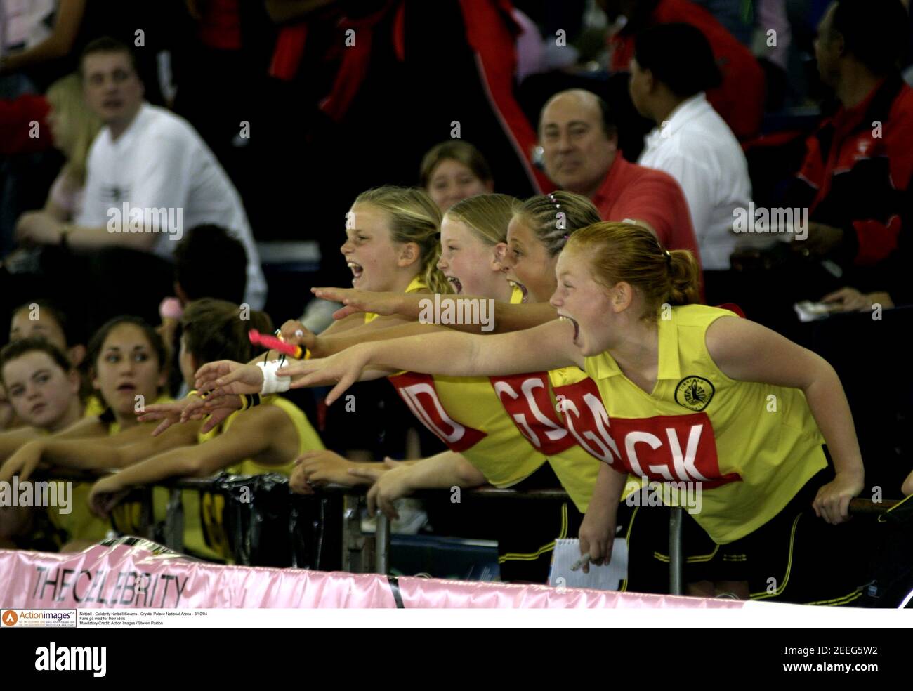 Netball fans hi-res stock photography and images - Alamy