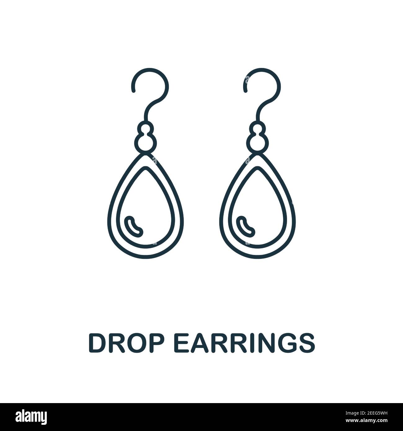 Earring Clipart Black And White