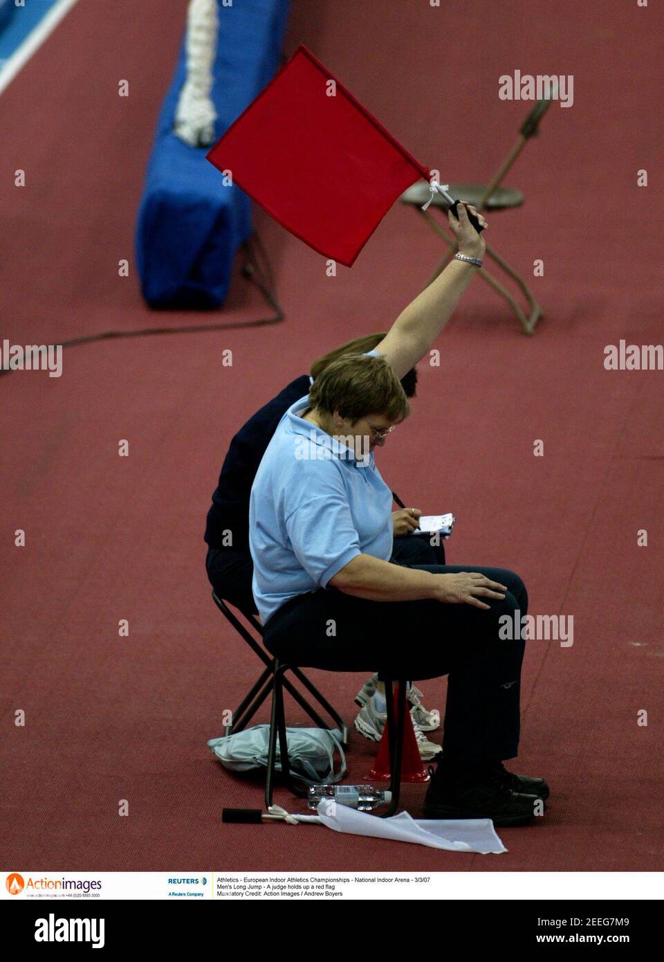 Long jump red flag hi-res stock photography and images - Alamy