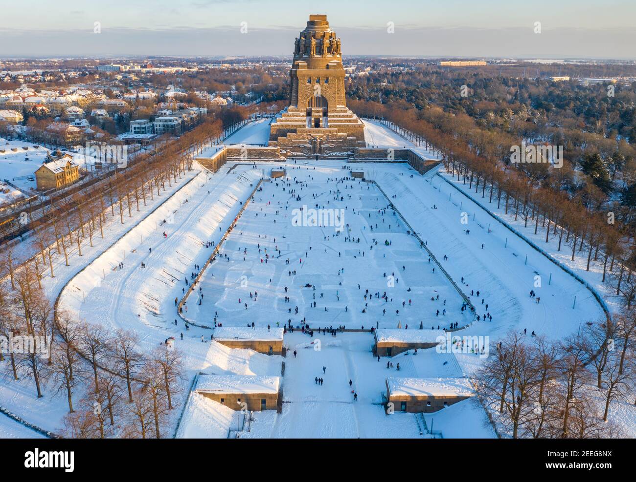 Ice rink birds eye view hi-res stock photography and images - Alamy