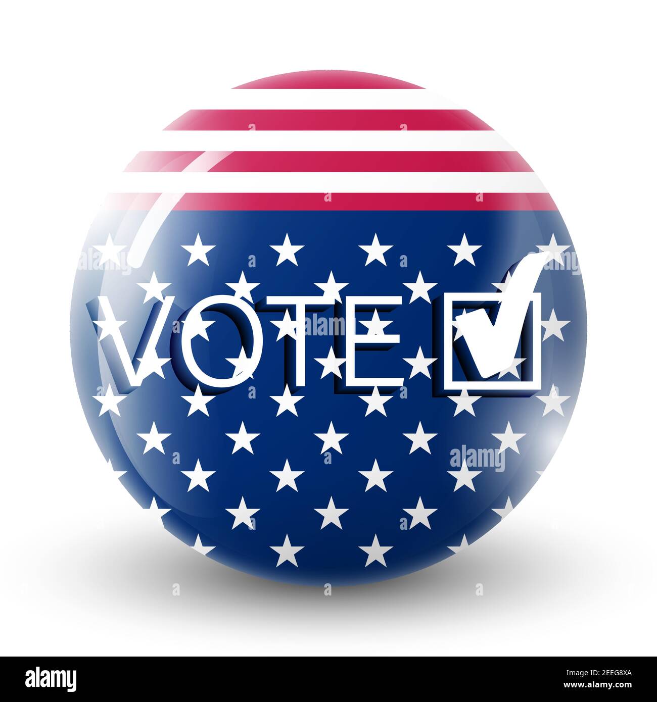 USA vote. Elections in America. Voting for the president of America ...