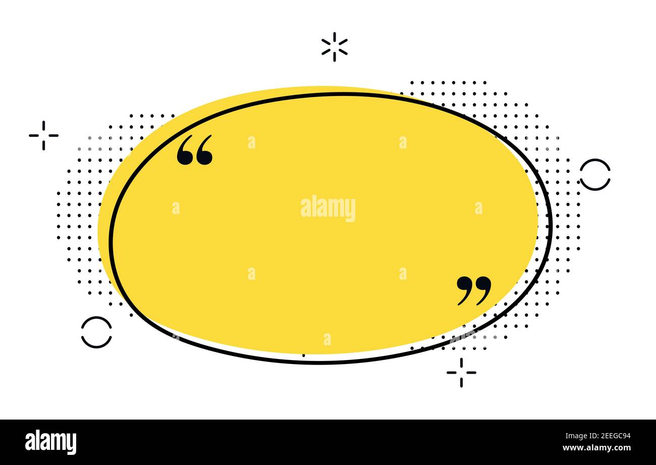 Vector illustration of typography design. Remark quote text box poster ...