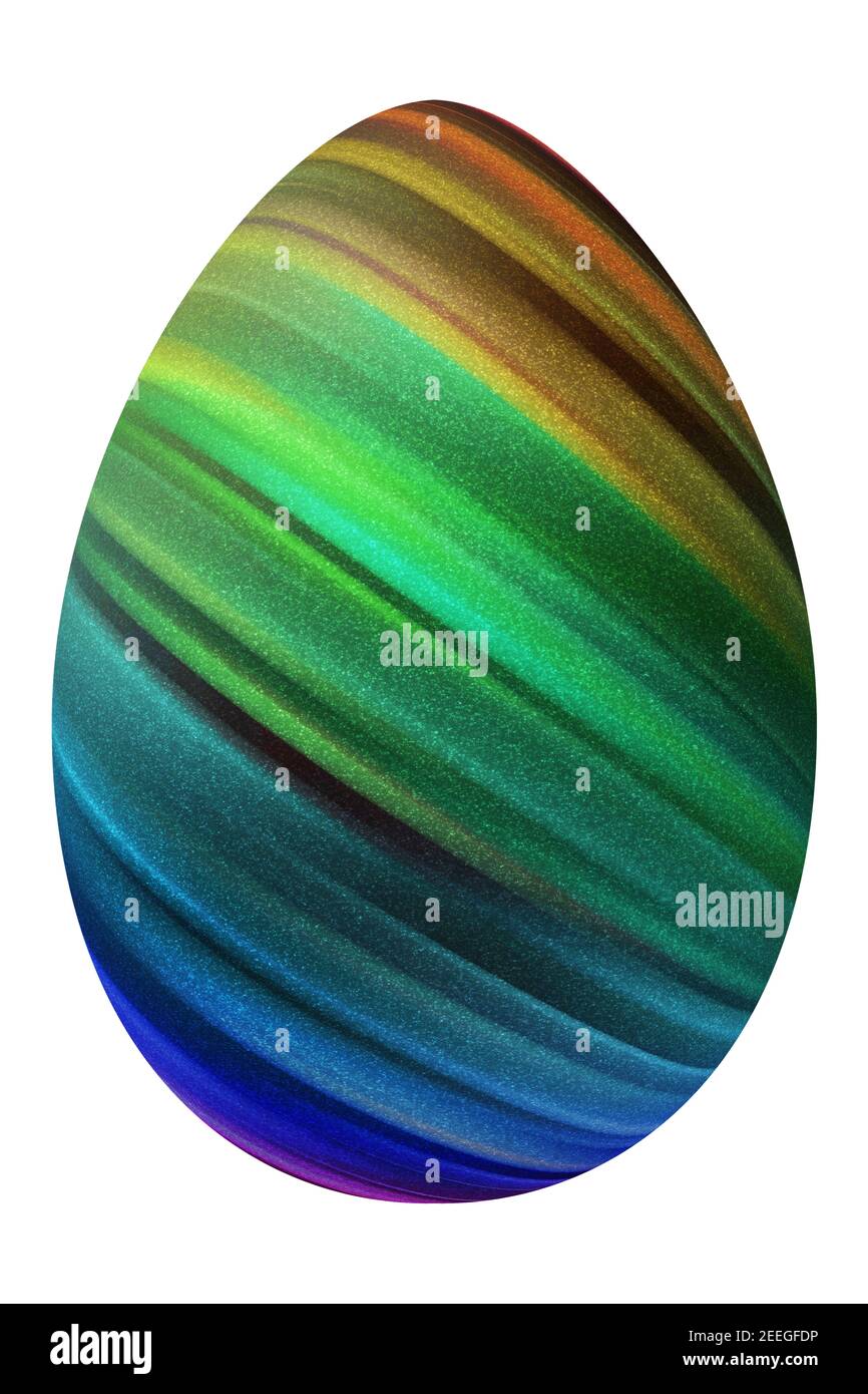 Luxury Easter Egg, Trendy Easter egg, colorful rainbow Egg, Clipping ...