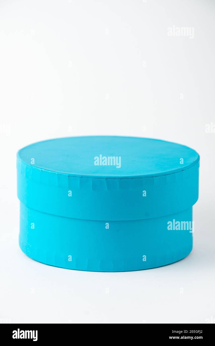 3d render blue box with Quality Goals on it on white background with ...